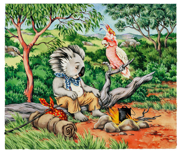 While the Billy Boils – Kate Burness Art